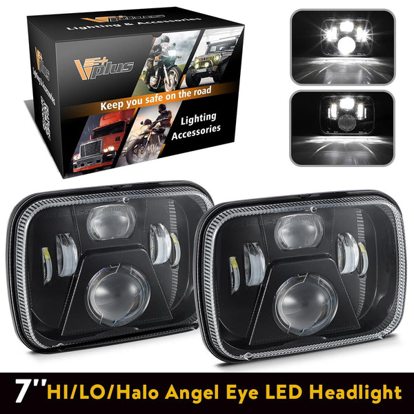 Partsam New Osram Chips 110W 5x7 Inch Led Headlights 7x6 LED Headlamp